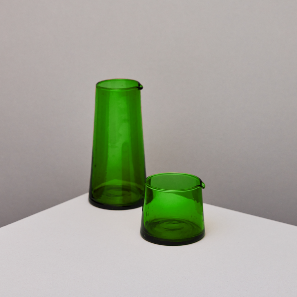 GREEN TALL JUG – The Atlas Works